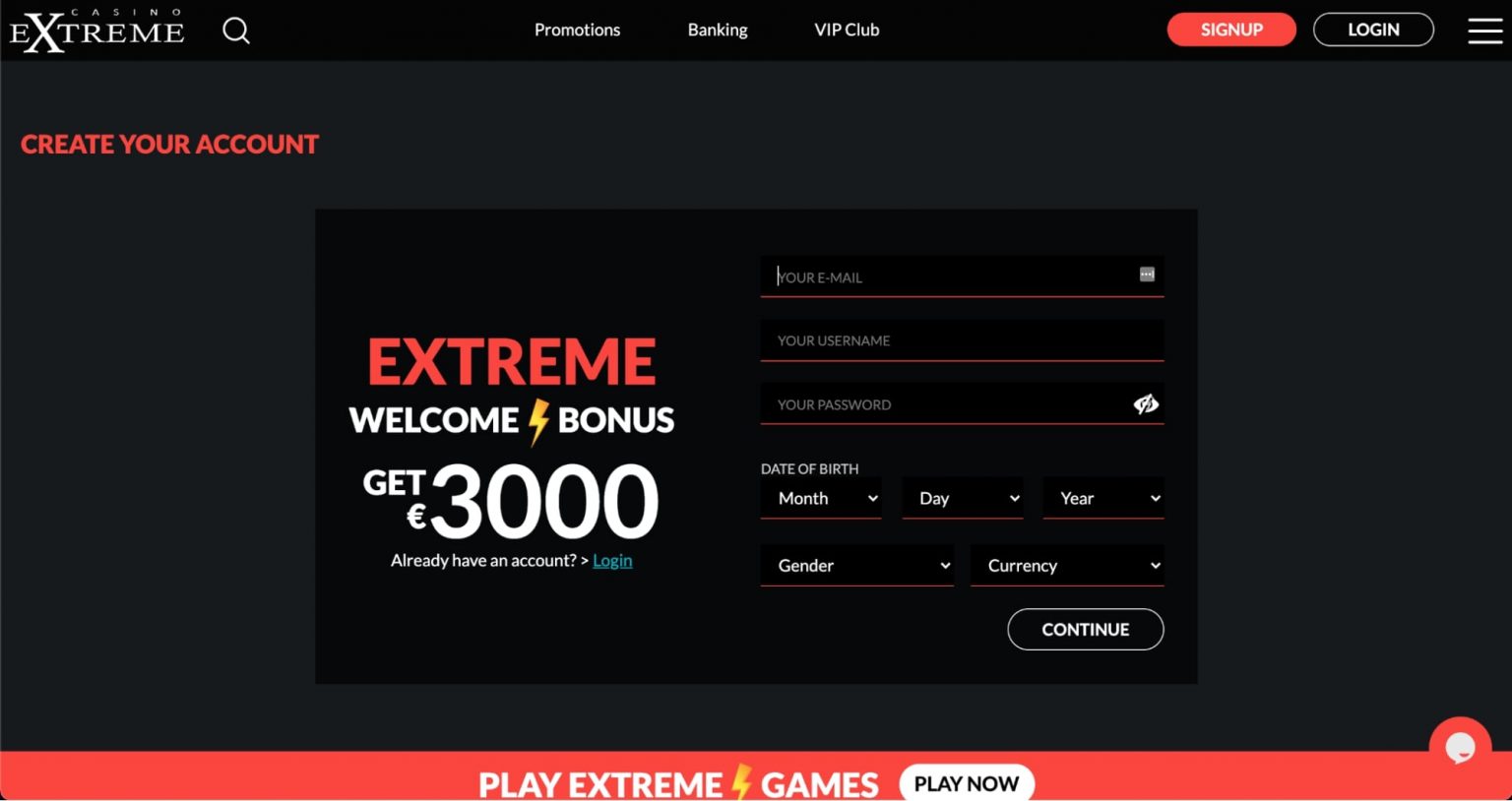 Casino Extreme Review 2022 - Get No Deposit Bonus & Free Spins