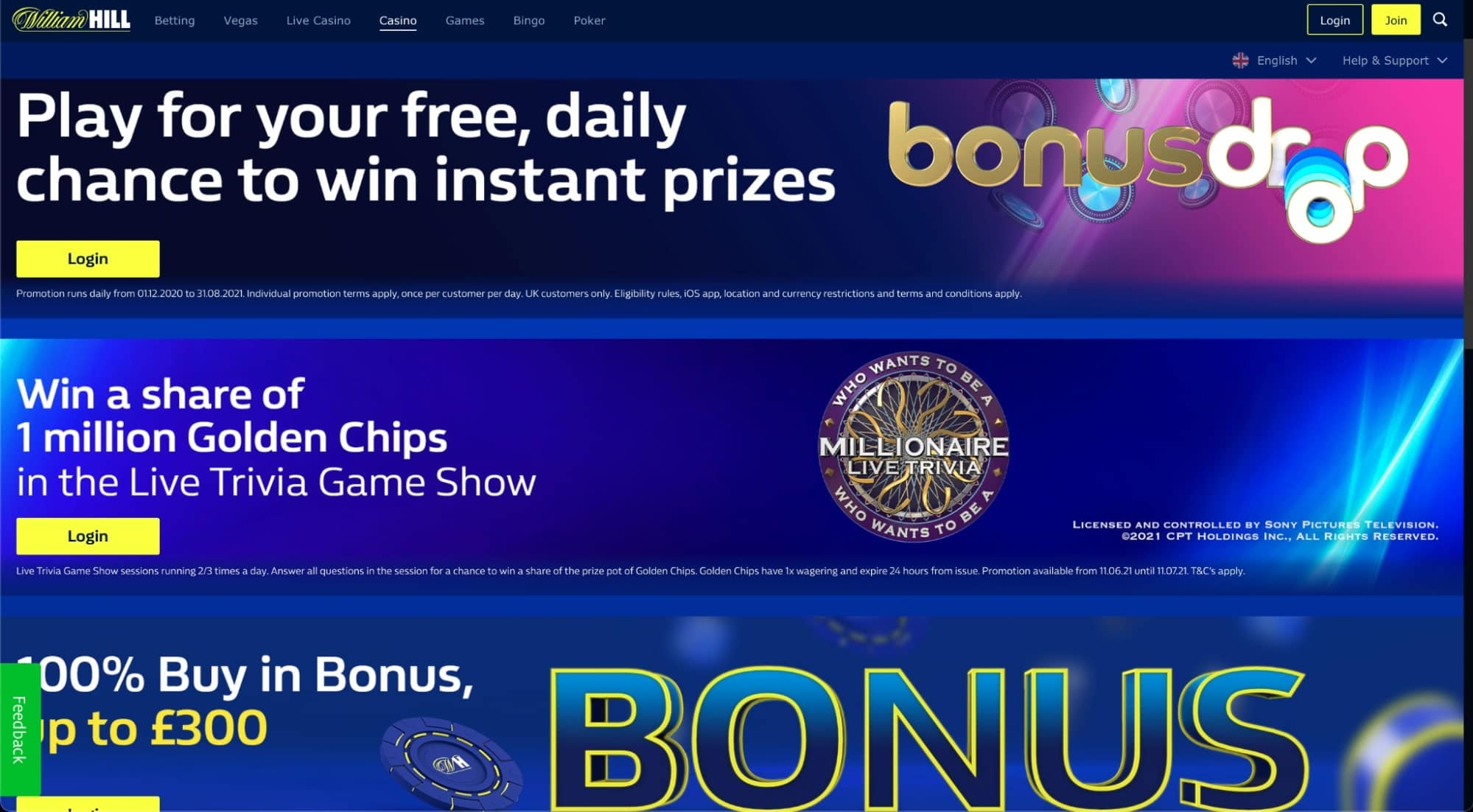 William Hill Casino Review 2021 - Get No Deposit Bonus & Free Spins